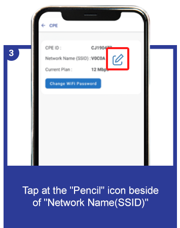 CPE SSID Name Change – Myanmar Net